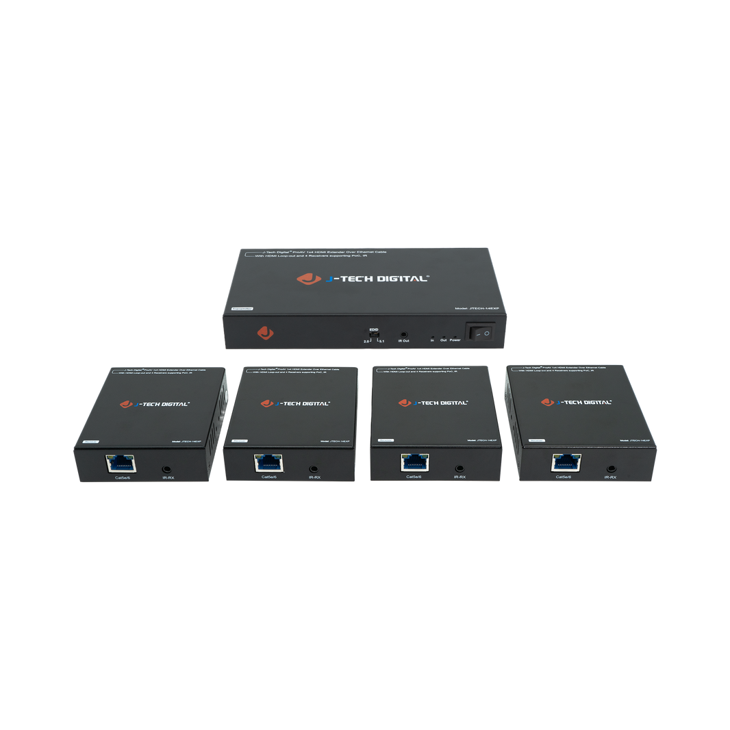4K 60Hz 4x1 Seamless HDMI Switch & Multiviewer | JTECH-MV41A