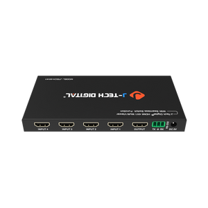 1080P 60Hz 4x1 Quad HDMI Multiviewer & Switch | JTECH-MV41