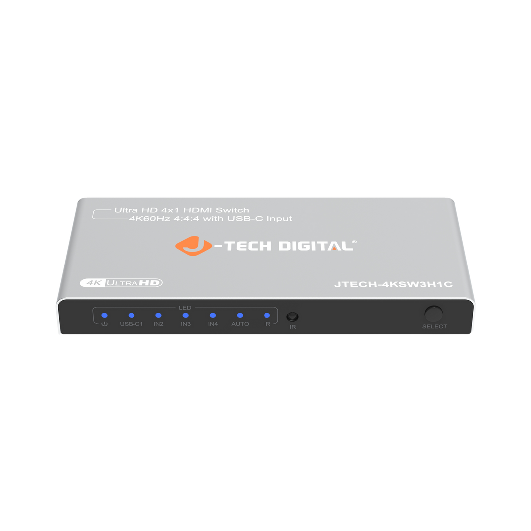 4K 60Hz 4x1 Seamless HDMI Switch & Multiviewer | JTECH-MV41A